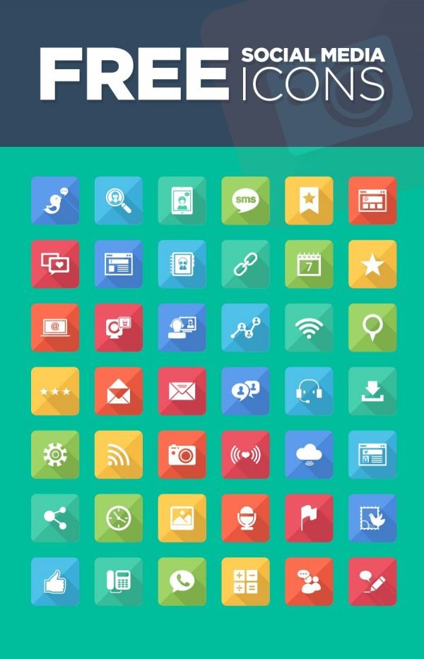 FREE Social Media Icons Set - Layerform