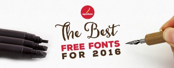 The Best Free Fonts for 2016 - Layerform