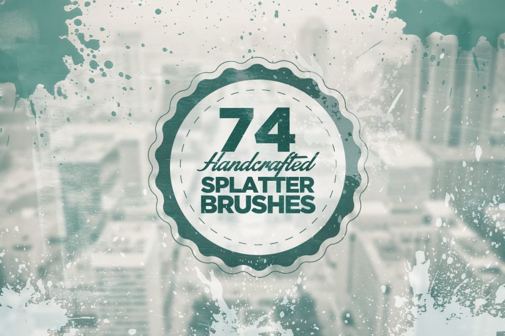 74 Handcrafted Splatter Brushes - Layerform