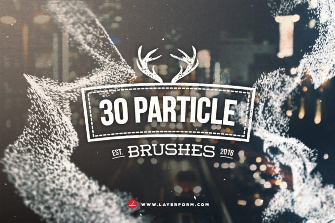 30 Particle Photoshop Brushes - Layerform