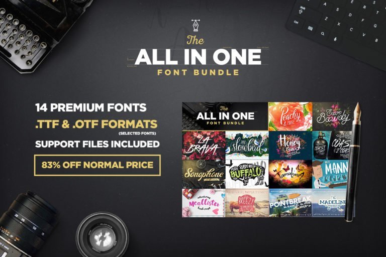 The All In One Font Bundle | Best Premium Fonts