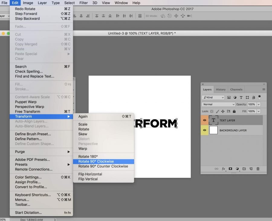 How to Rotate Text in Photoshop (2026 UPDATED)