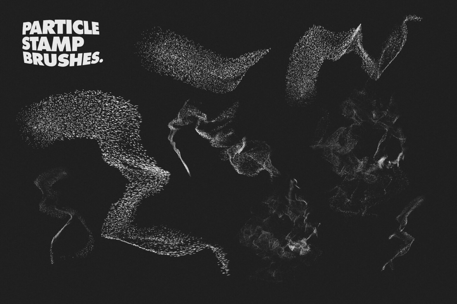 Particle Procreate Stamp Brushes - Layerform
